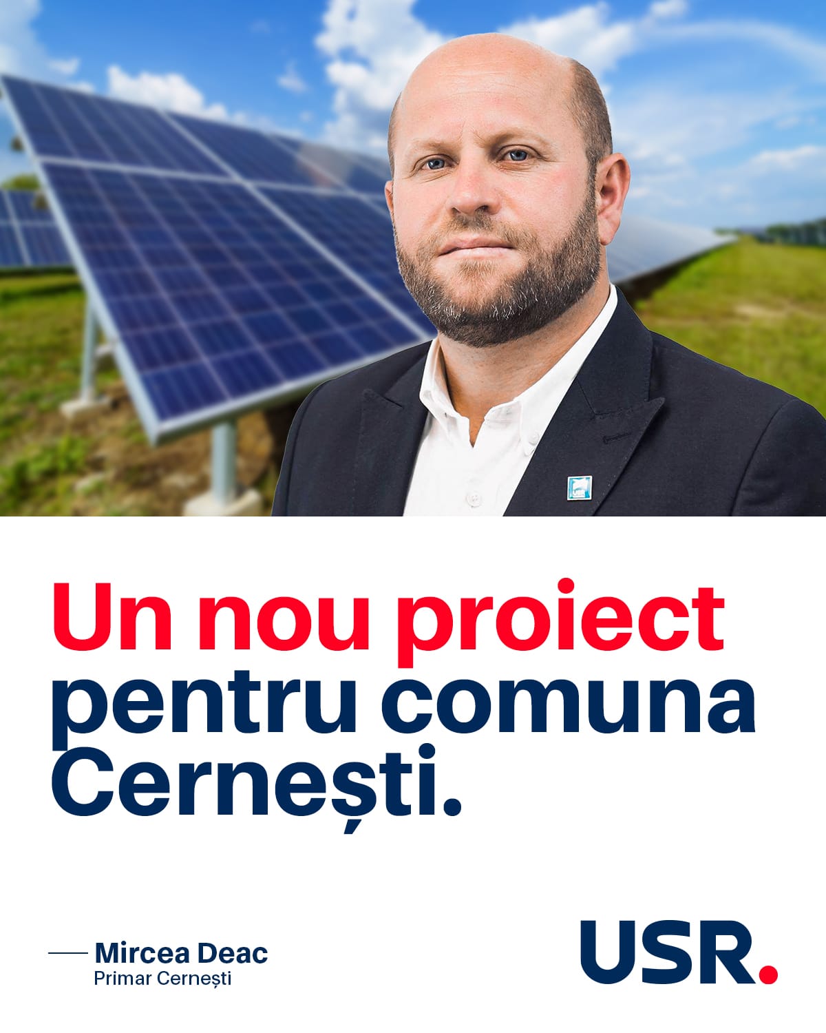 Mircea Deac, primar Cerneşti: ”Parc fotovoltaic, proiect important ...