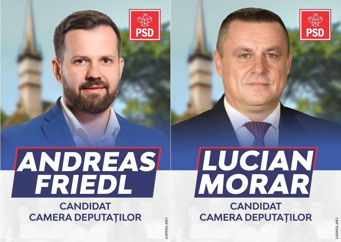 Lucian Morar și Dr. Andreas Friedl sunt candidați ai PSD Maramureș pentru Camera Deputaților ...